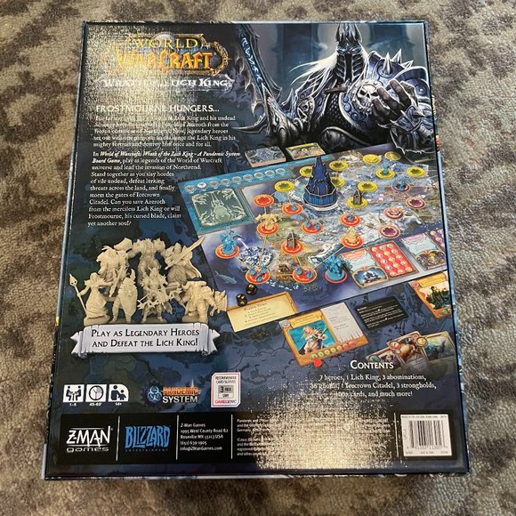 Z-MAN Games | Toys | New World Of Warcraft Wrath Of The Lich King Board Game | Poshmark